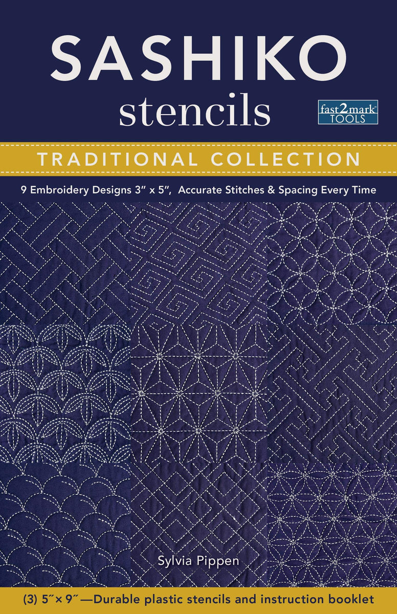 Sashiko Stencils # 1: Traditional Collection – Embroidery Marketplace ...