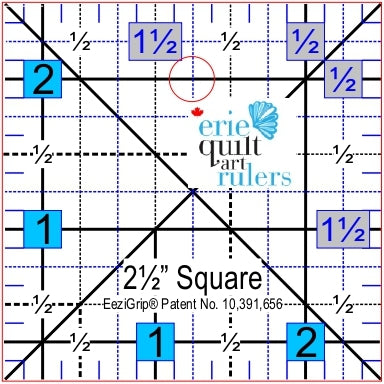 Quilting/Sewing Non-Slip Ruler - Squares – Embroidery Marketplace - Calgary