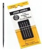 Tapestry Needles, Easy Thread - John James – Embroidery Marketplace ...