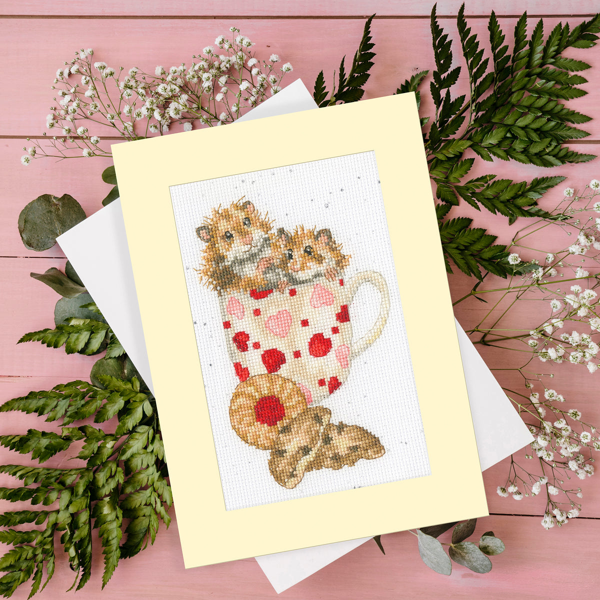 Hammy Anniversary - Greeting Card Kit – Embroidery Marketplace - Calgary