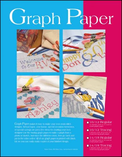 Graph Paper - 14 & 18 Count – Embroidery Marketplace - Calgary